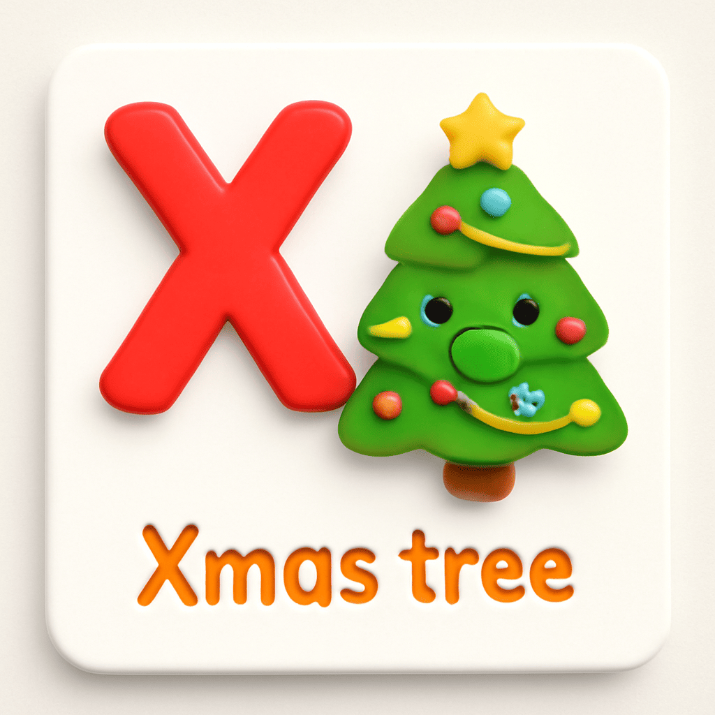 Letter X for Kids – Learn Alphabet X with Words and Pictures